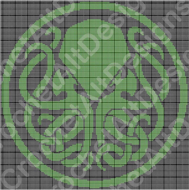 Cthulhu C2C Crochet Graphgan Pattern, Eldritch Horror Crochet Pattern ...