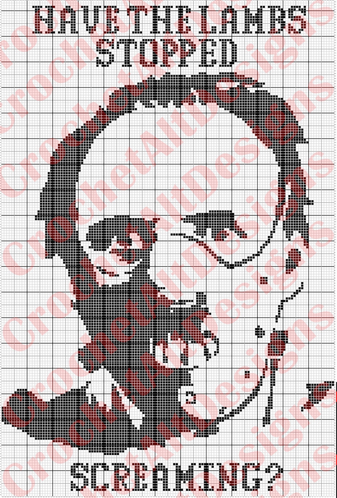 Hannibal Lecter "have the Lambs Stopped Screaming?" Horror Blanket C2C ...