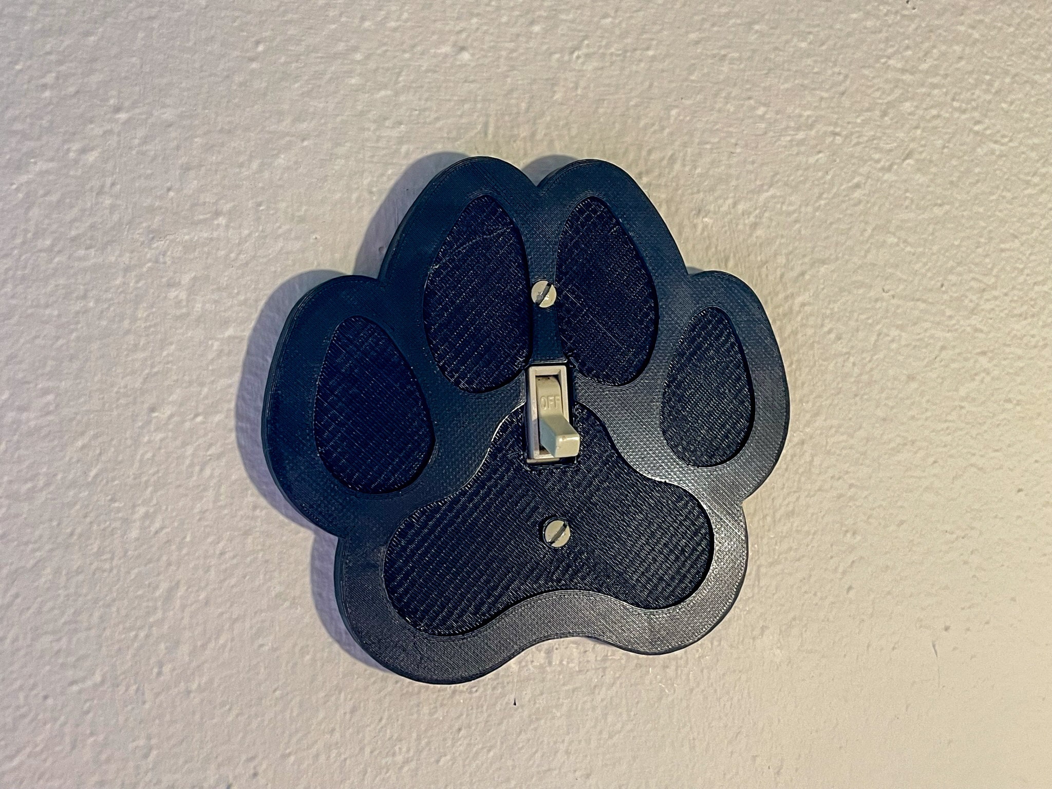 Paw Print Light Switch Cover Decorative and Functional Switch Plate - Etsy