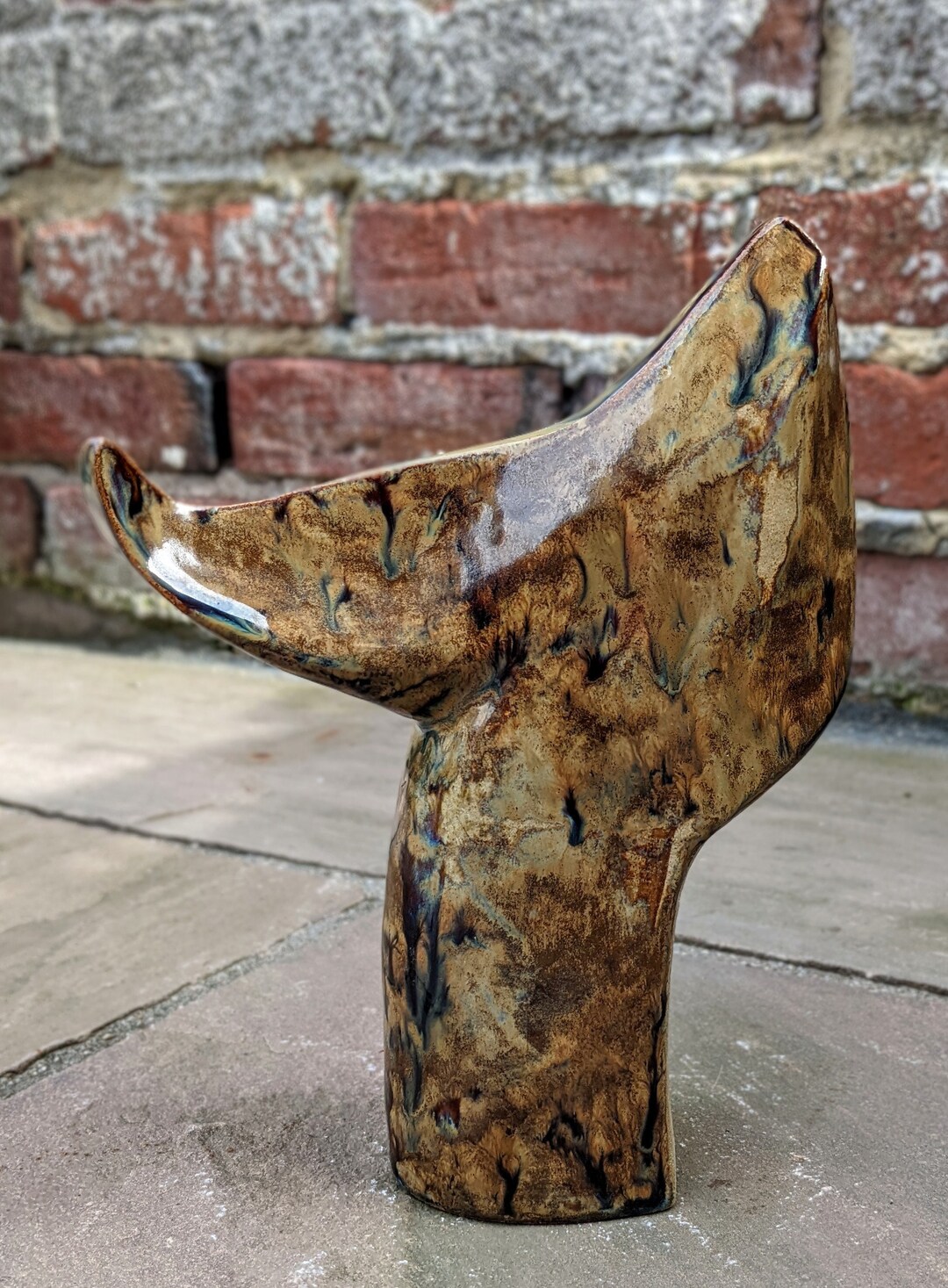 Salutation A Unique Elegant Abstract Ceramic Sculpture Handmade by ...