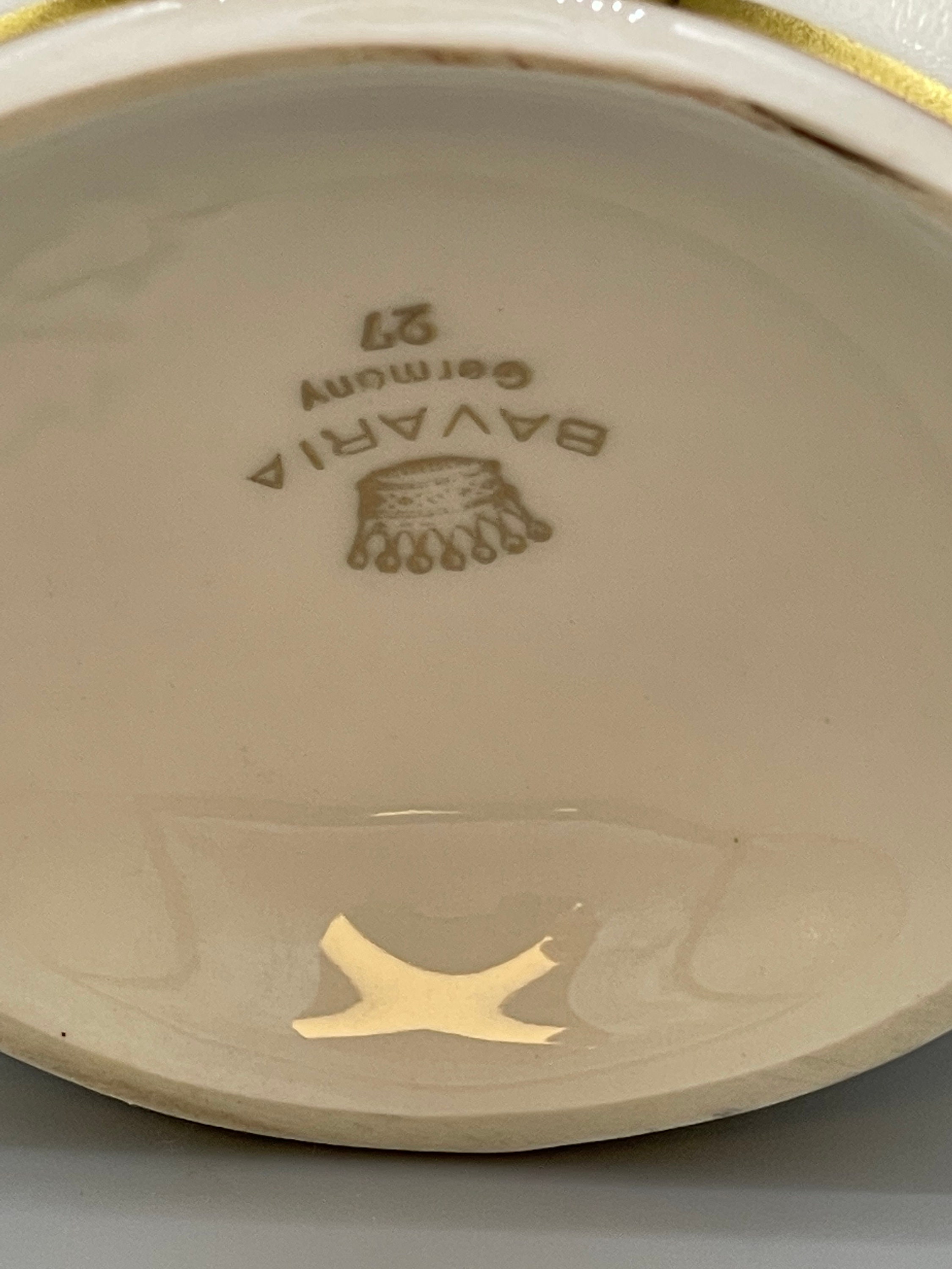 Gorgeous Vintage Porcelain Vase With Tulips. Bavaria Germany - Etsy