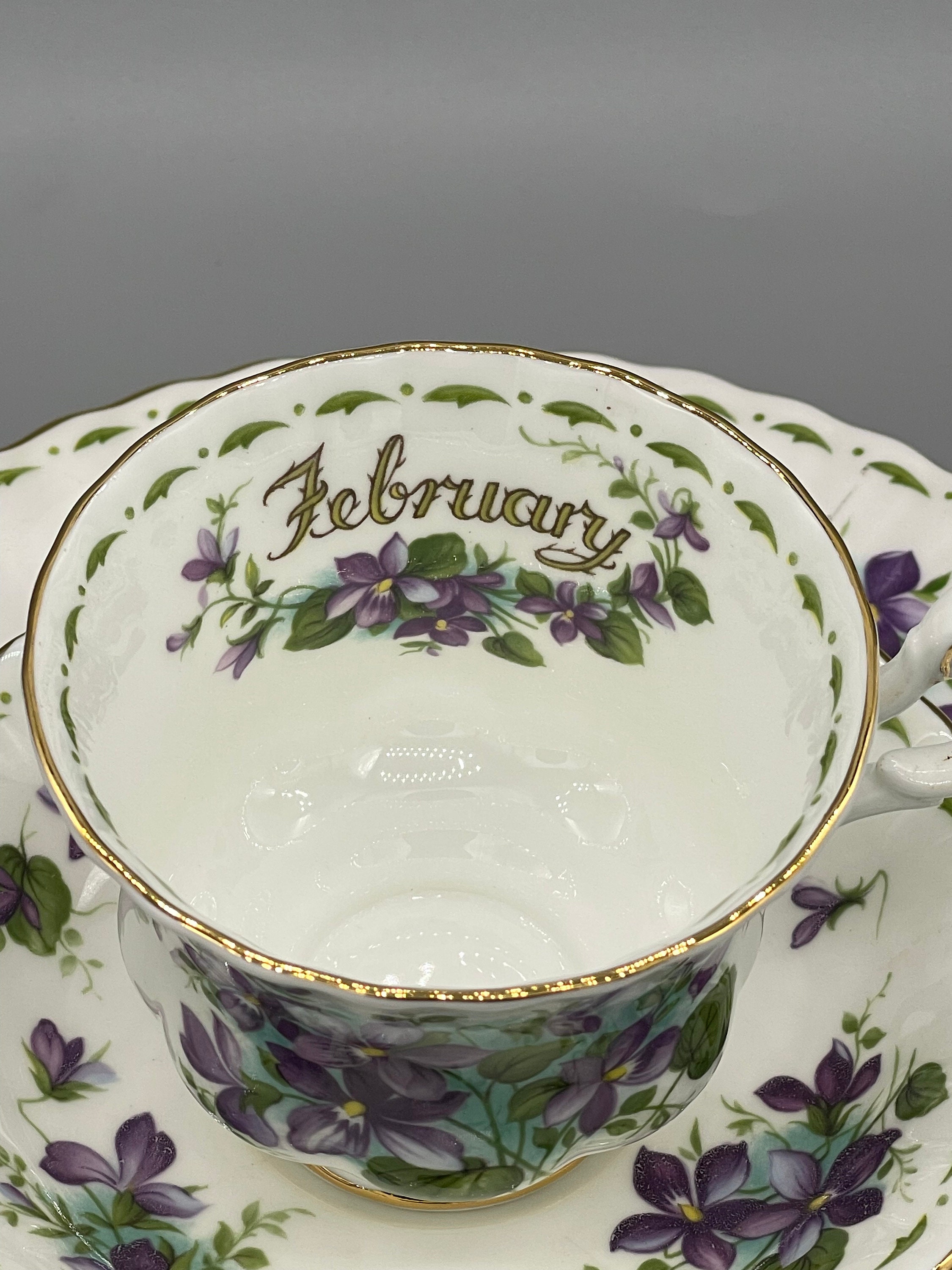Royal Albert flowers of the Month February - Etsy