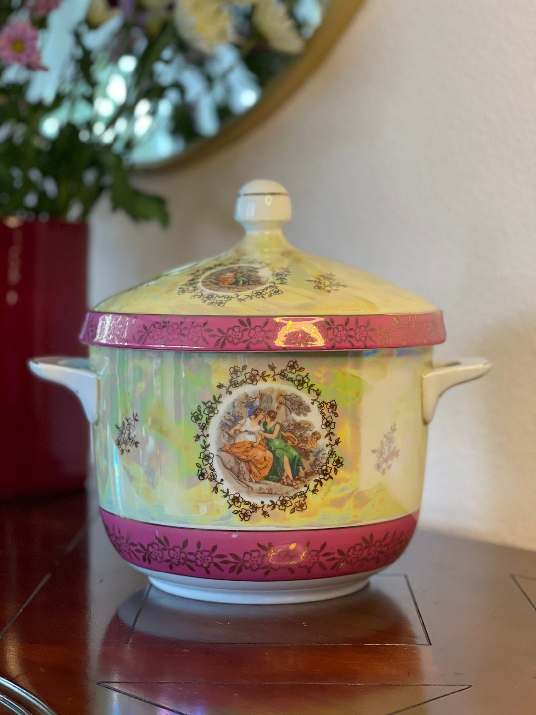 Madonna Vintage Porcelain Soup Dish/tureen. Made in GDR DDR - Etsy