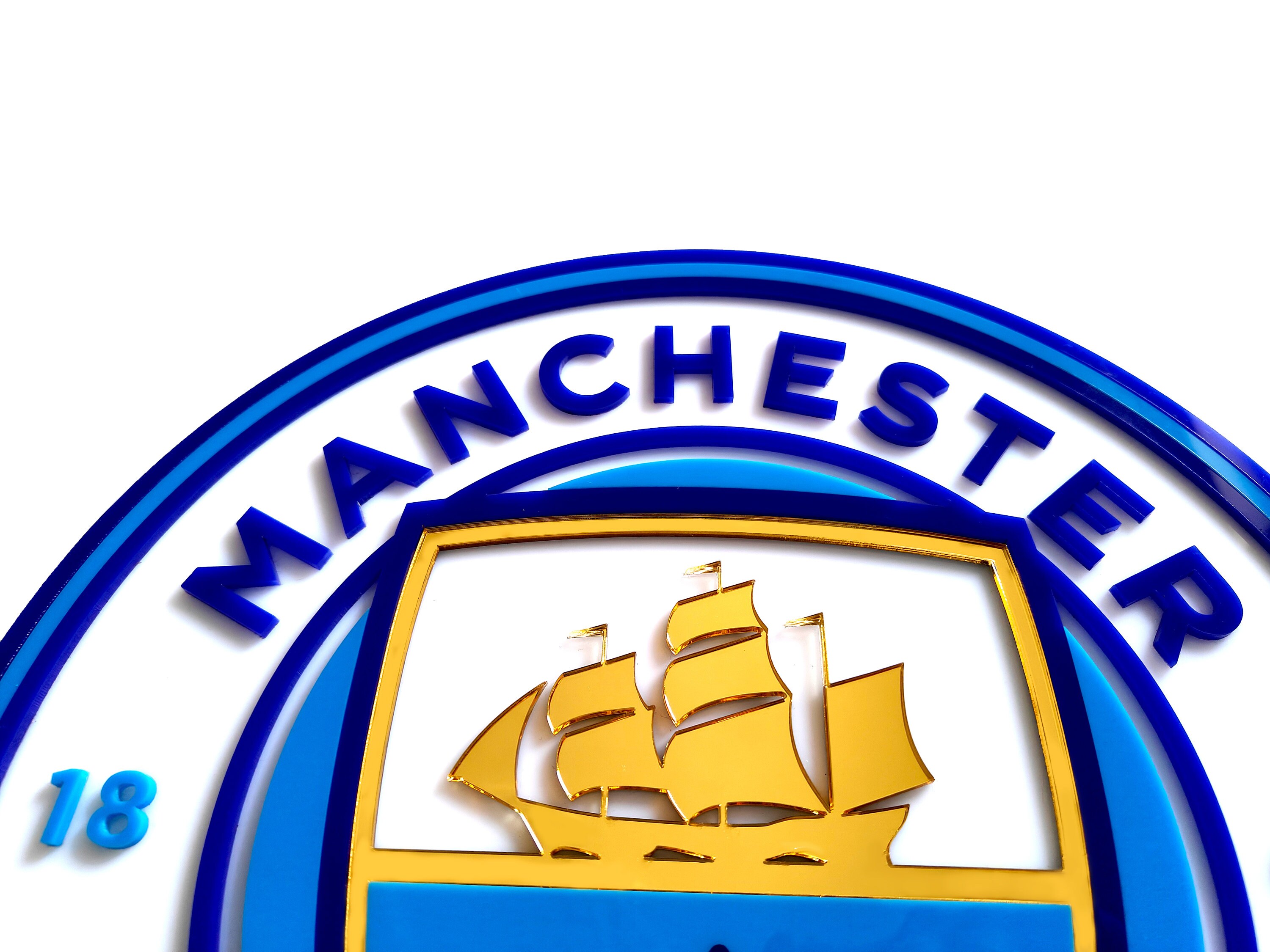 Manchester City 3D Crest - Etsy