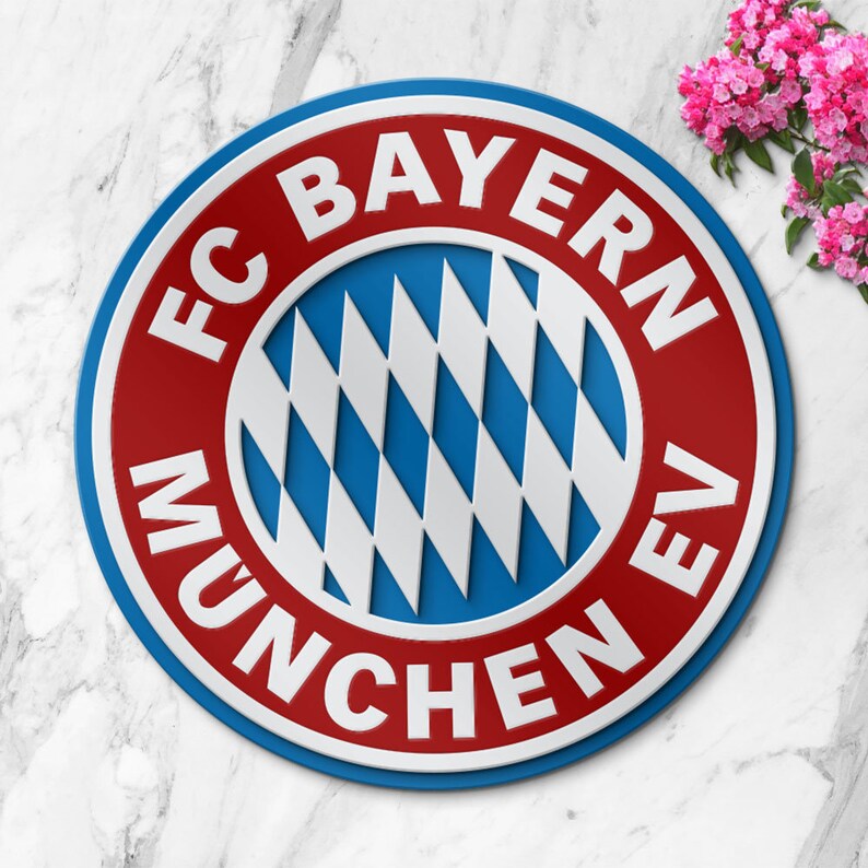 FC BAYERN 3D Crest - Etsy