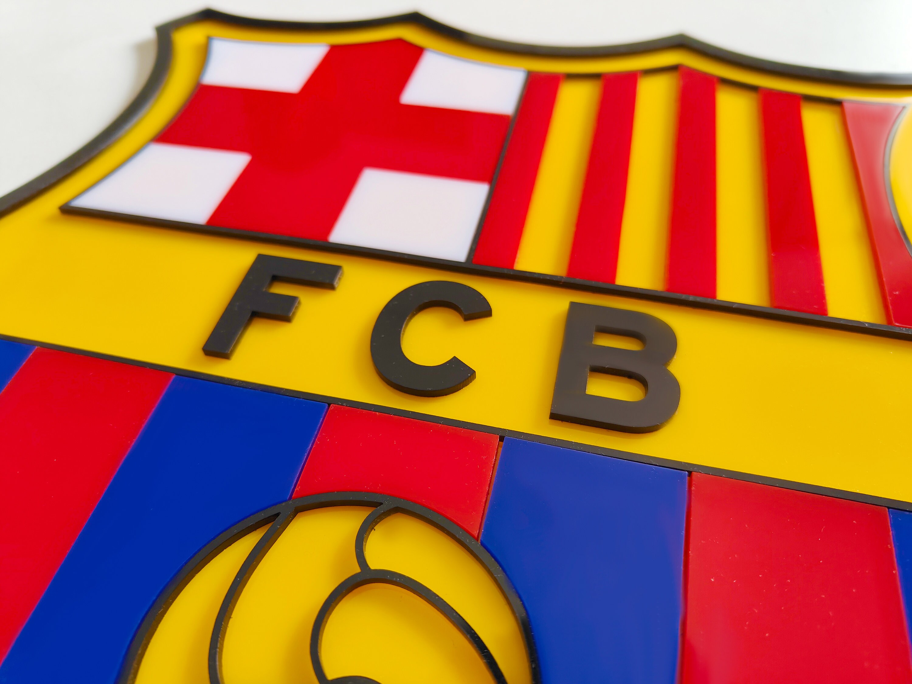 FC BARCELONA 3D Crest - Etsy