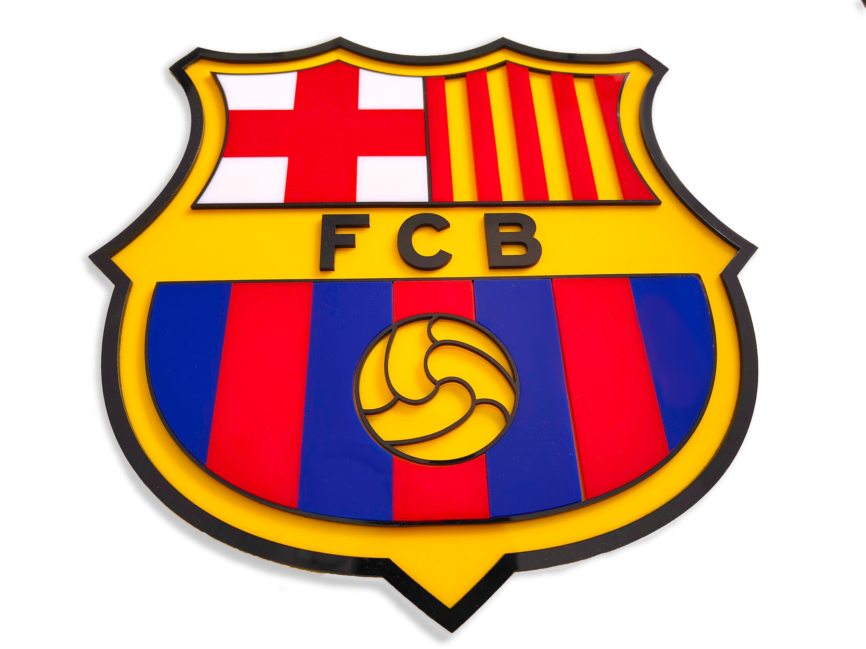 FC BARCELONA 3D Crest - Etsy
