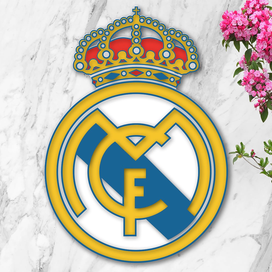 Real Madrid 3D Crest - Etsy