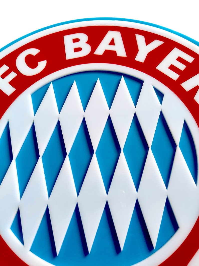 FC BAYERN 3D Crest - Etsy
