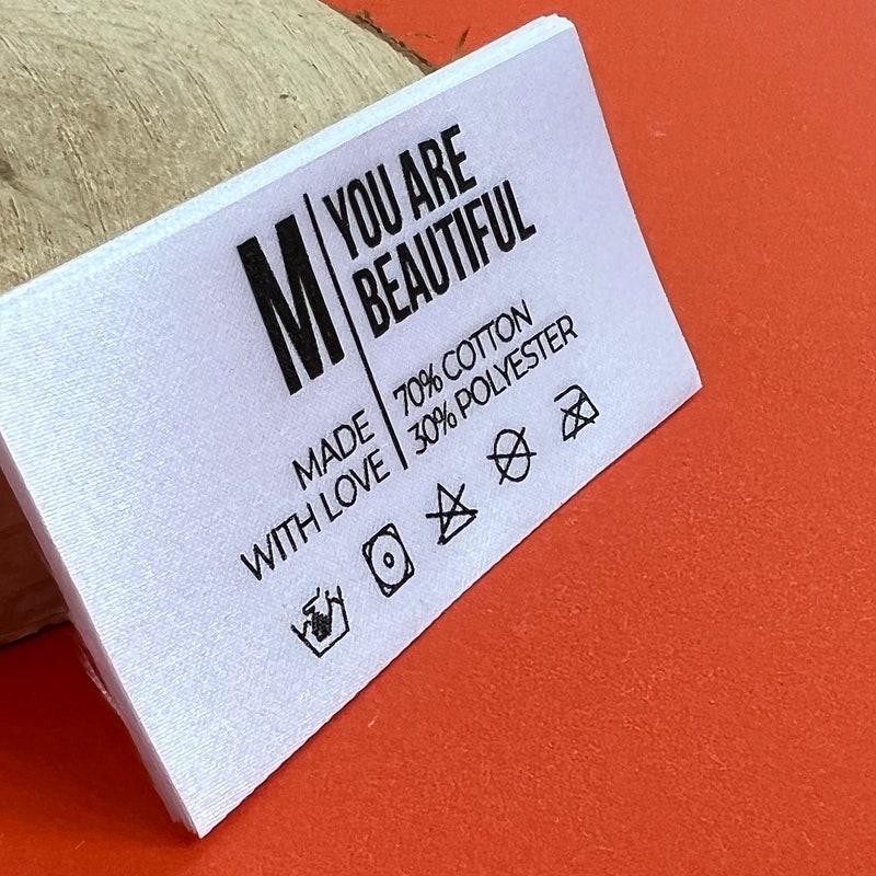 Custom Satin Labels - Etsy