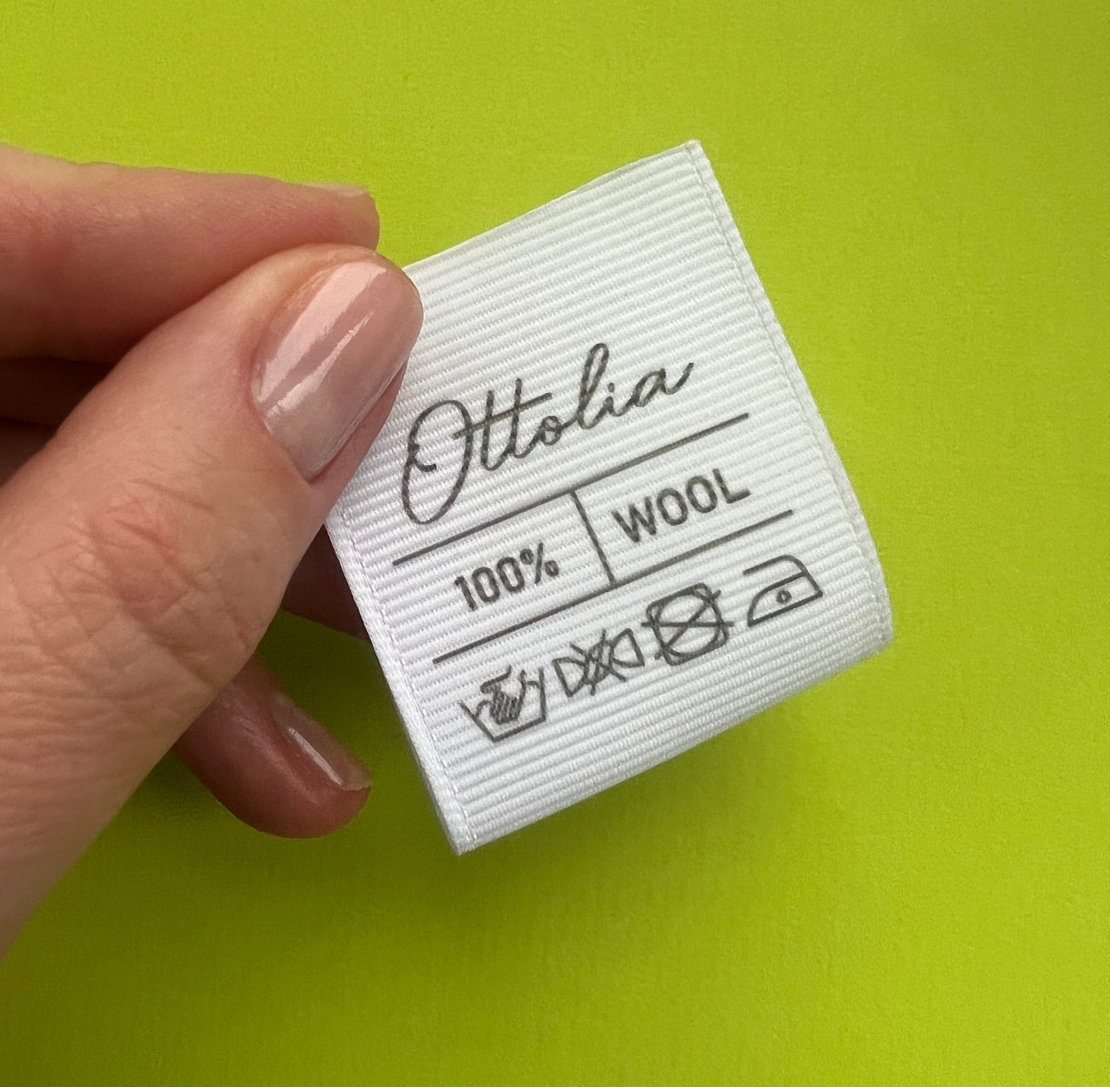 Сustom Fabric Tags and Labels Care Labels Sew-in Clothing Labels Logo ...