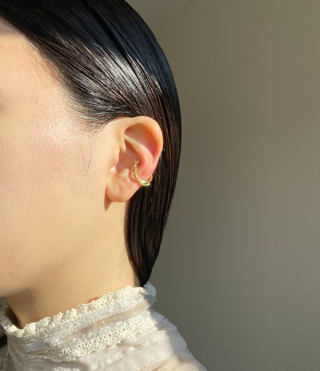 No Pierce Ear Cuff, Non Pierced Ear Cuff, Minimal, No Piercing Ear Cuff ...