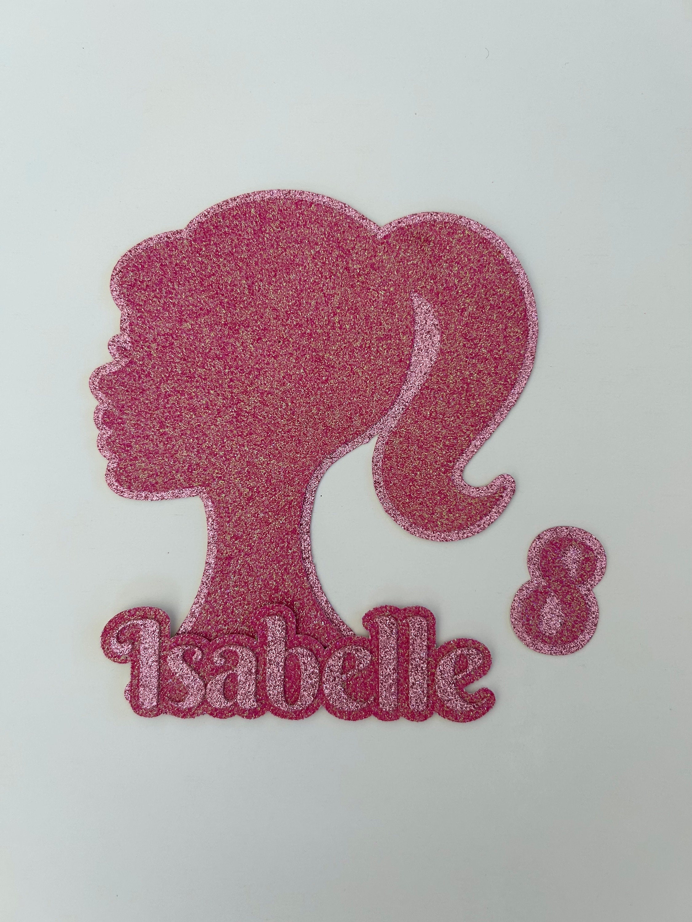 Barbie Themed Cake Topper, Personalised. Bespoke Cake Topper - Etsy