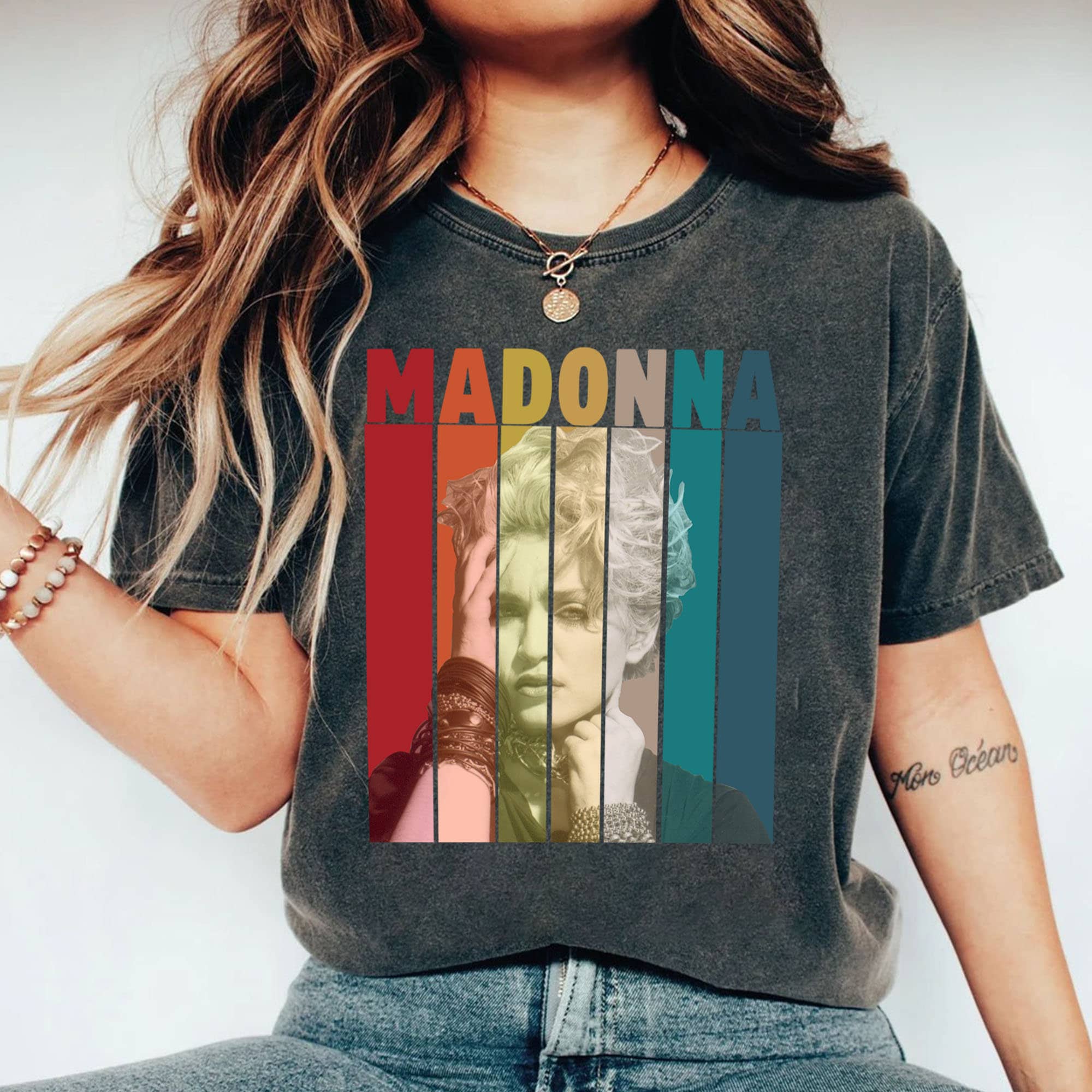 Camiseta Madonna Queen Of Pop Madonna The Celebration Tour Four Decades ...