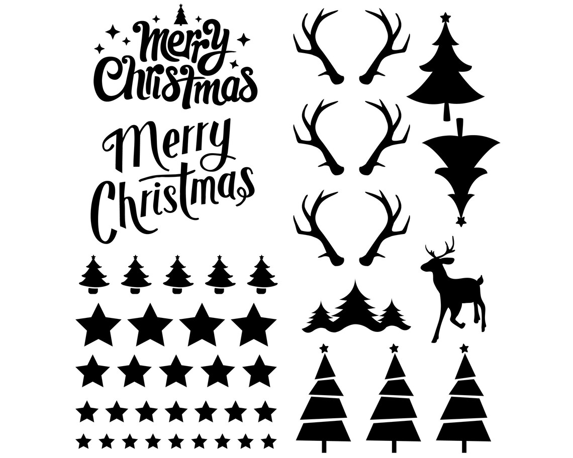 Aufkleber Weihnachten 42 Sticker Weihnachtsaufkleber - Etsy.de