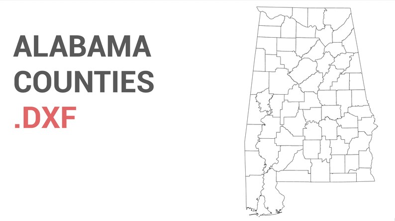 Alabama Counties Map Google Slides - ULTIMATE FILE PACK - Etsy