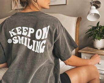 Keep Smiling T Shirt - Etsy
