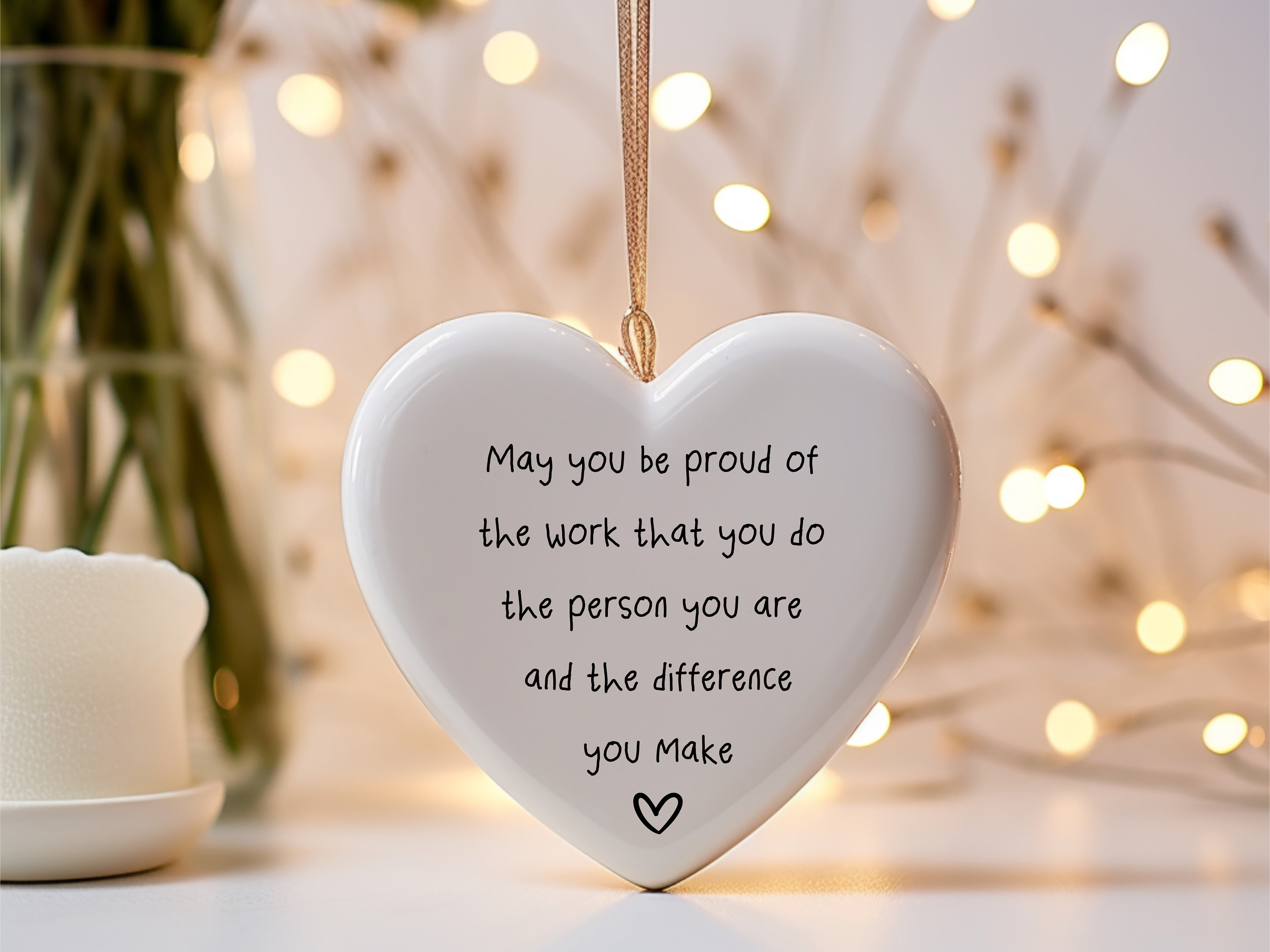 Never Forget the Difference You've Made Ornament, You Make A Difference ...