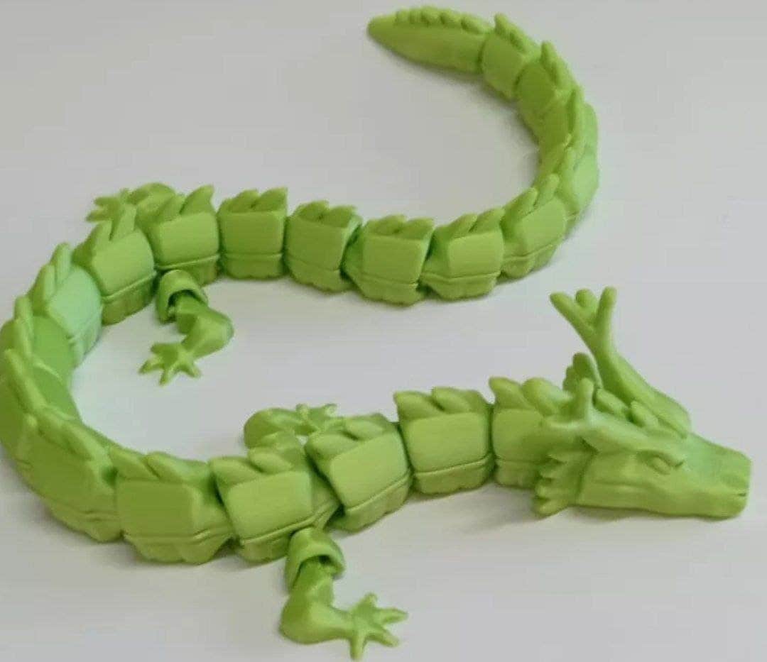 3D Long Dragon Flexi 3d Stl File Print Table File Stl Model - Etsy UK