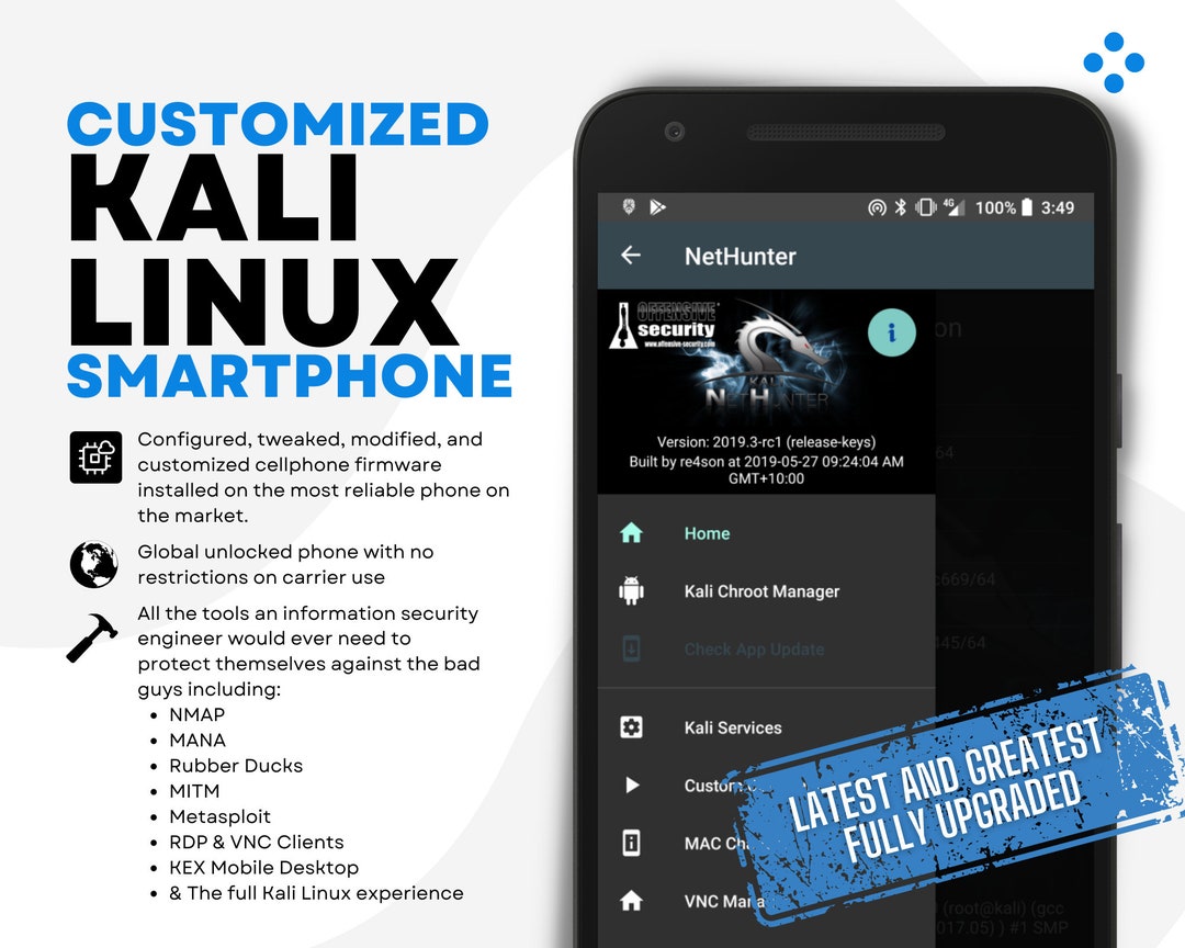Advanced Kali Nethunter Phone Secure Linux OS Mobile for Penetration ...