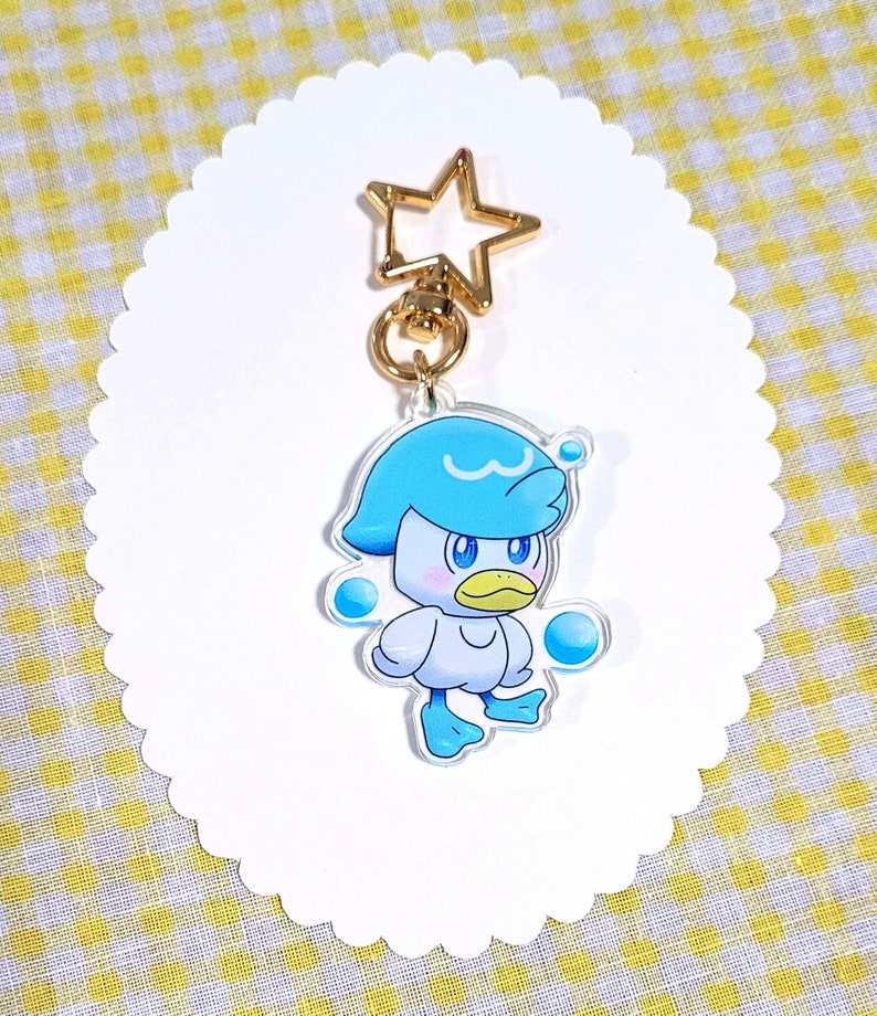 POKEMON SCARLET VIOLET Starter Keychains - Sprigatito, Fuecoco, Quaxly ...