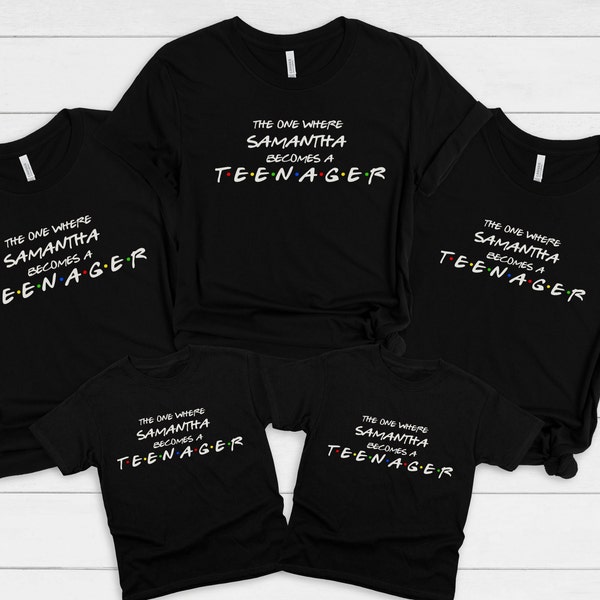 Friends 13th Birthday Shirt - Etsy