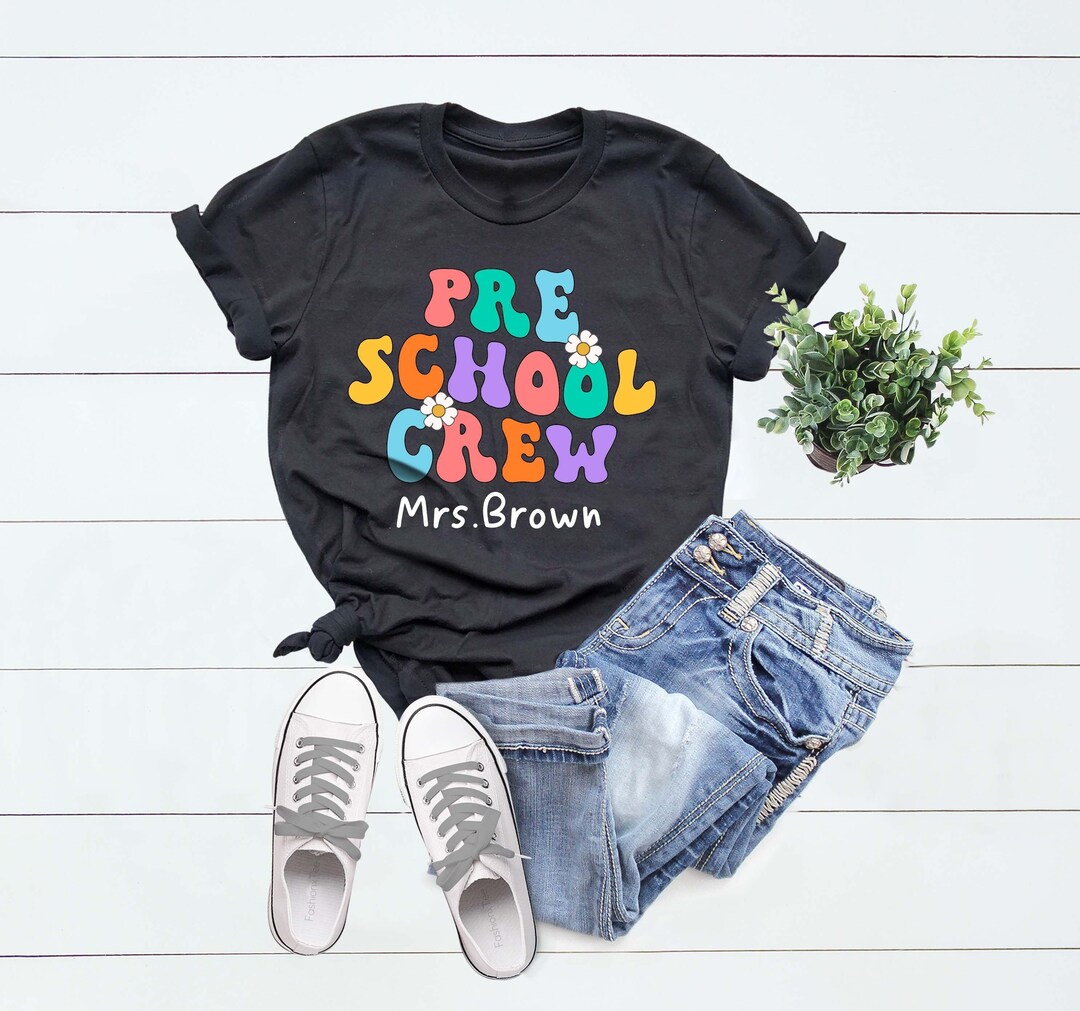 Preschool Teacher Shirt, Custom Preschool Shirt for Teacher T Shirt ...