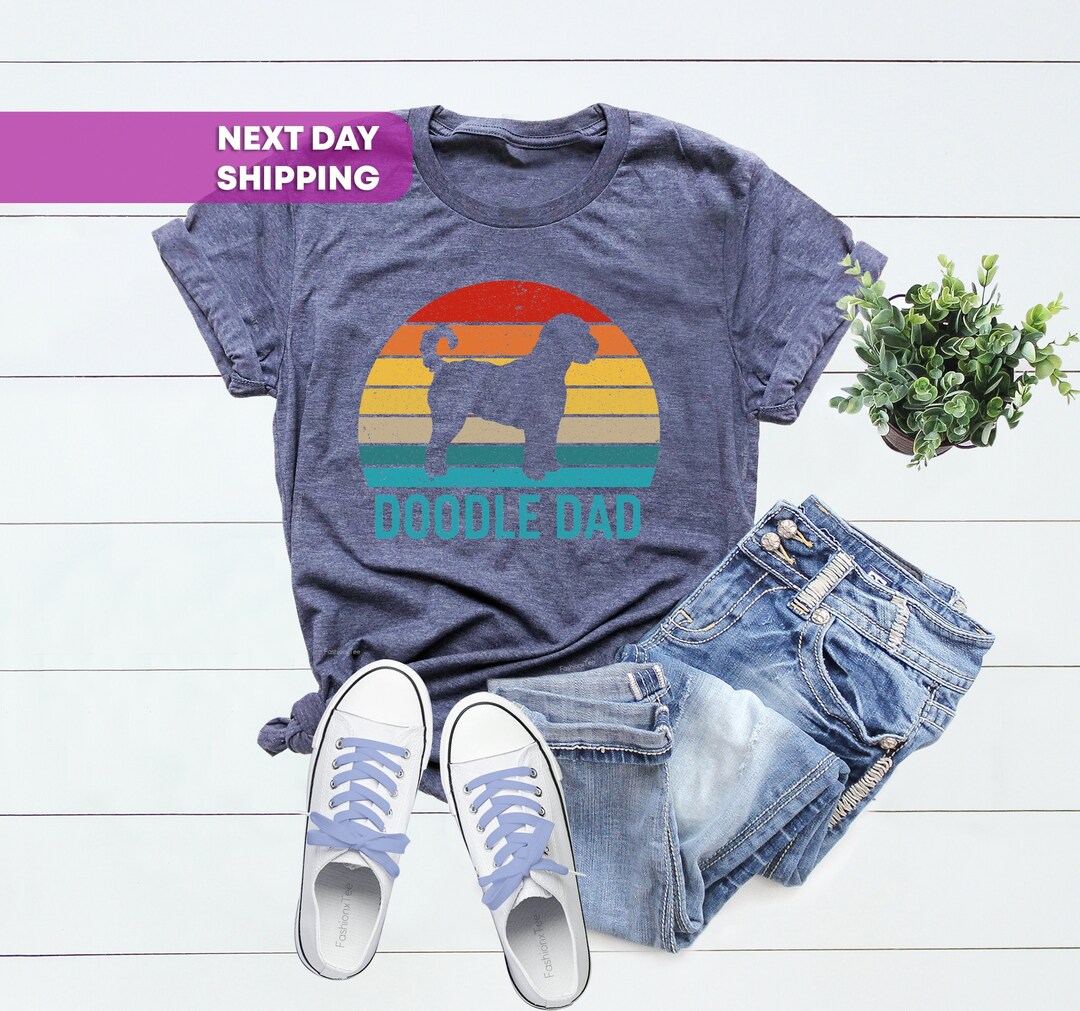 Best Doodle Dad Ever Shirt, Labradoodle Dad Tee, Doodle Father's Day ...