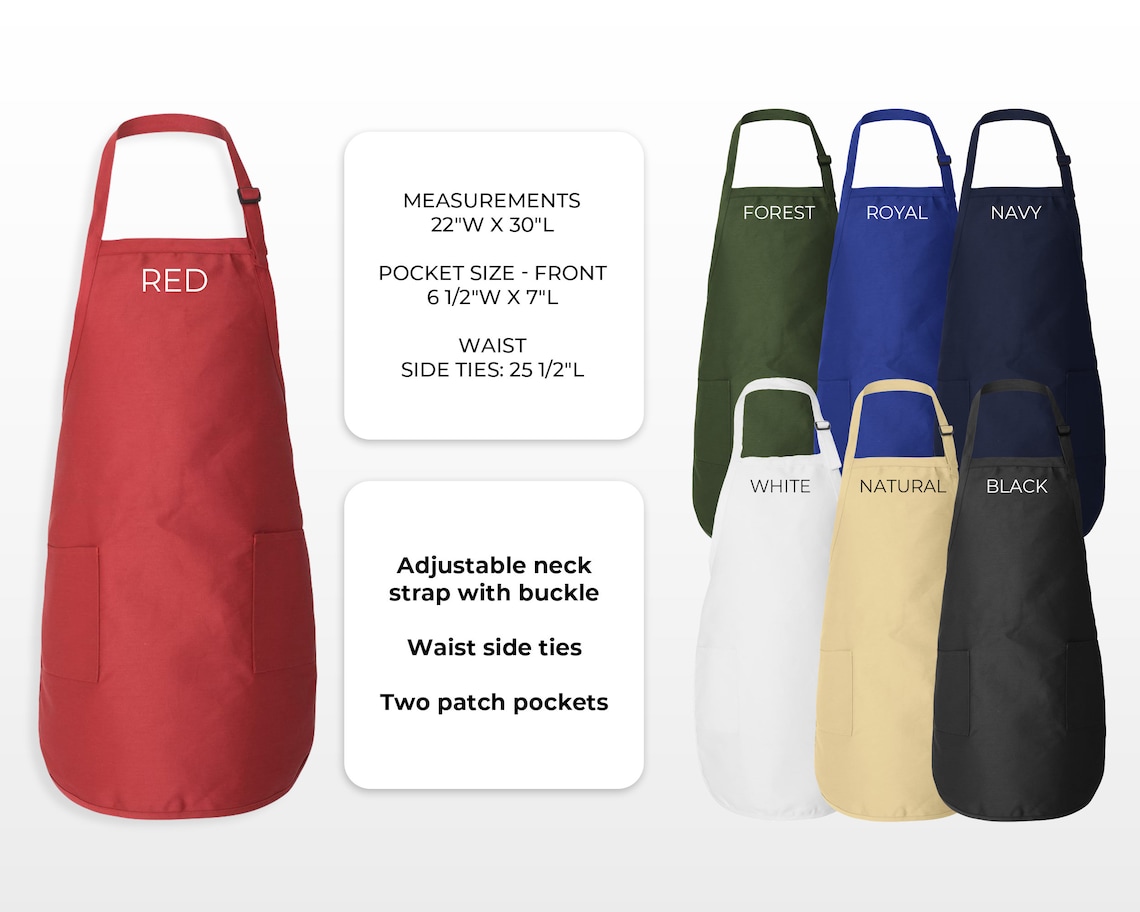 Customized Apron Chef Printed Apron Printed Apron Printed - Etsy