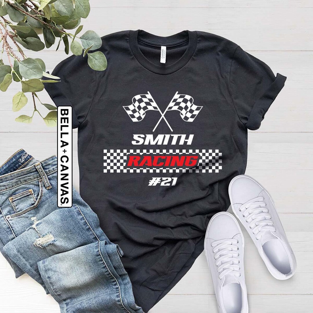Custom Racing Your Name Shirt, Personalized Race Shirts, Gift for Race ...