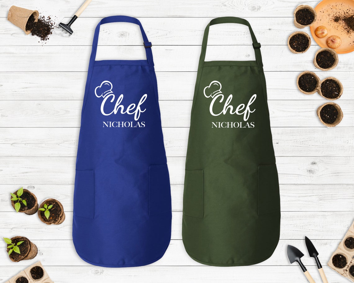 Customized Apron Chef Printed Apron Printed Apron Printed - Etsy