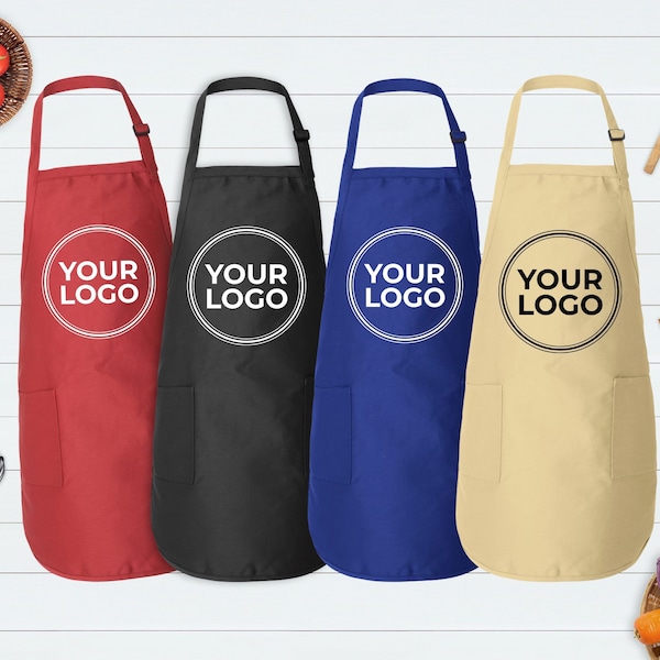 Custom Logo Apron - Etsy