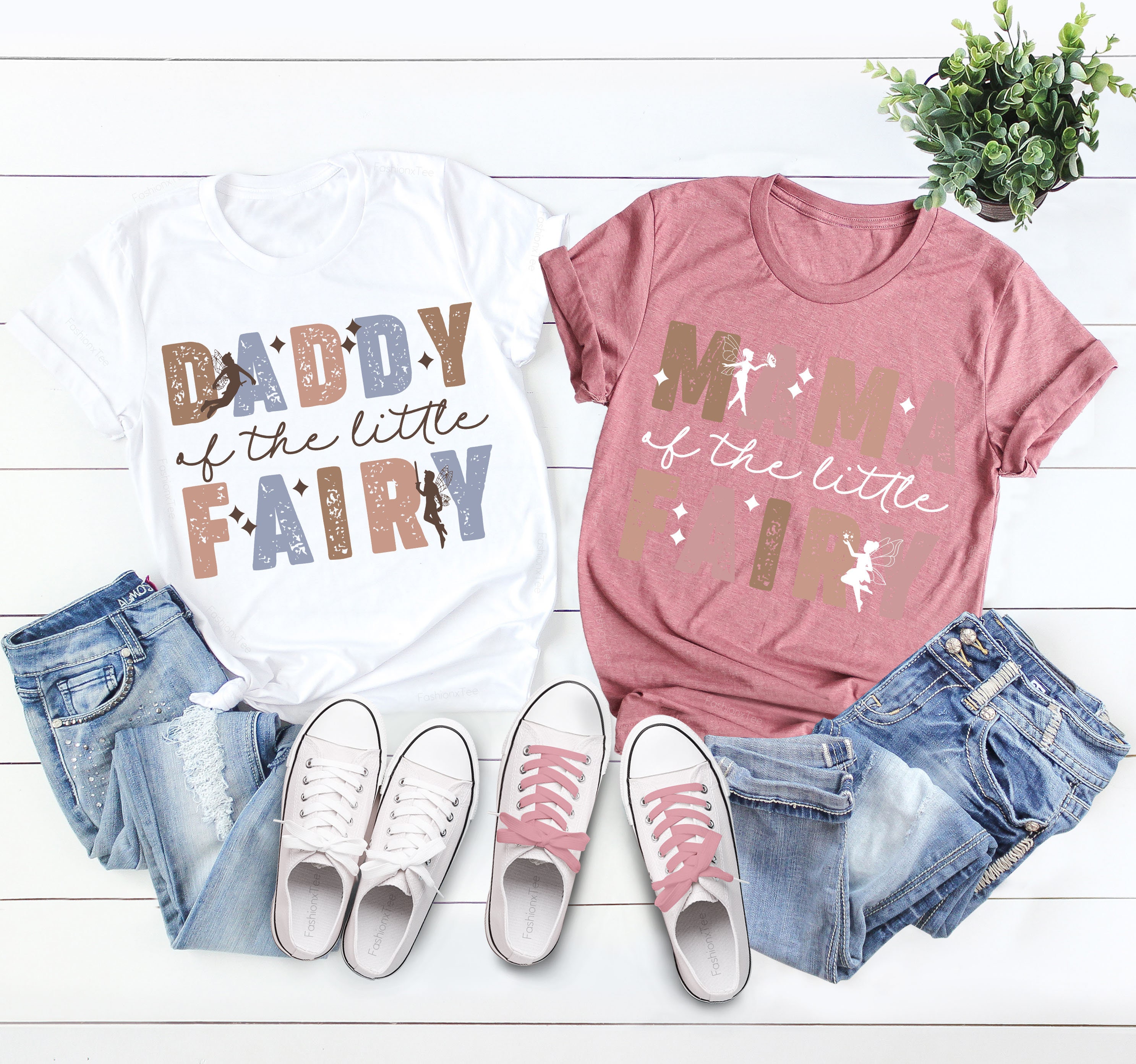 Fairy Birthday Family Matching Shirts, Fairy 1st Birthday T-shirts ...