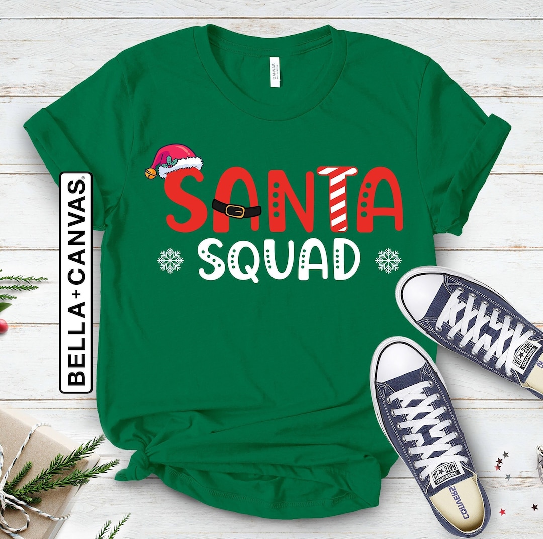 Santa Squad Shirt, Christmas Squad Shirt, Family Matching Christmas ...