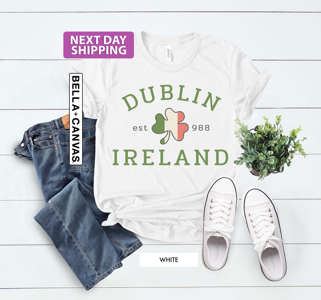 Dublin Shirt, Irish Clothes, Unisex Ireland Tee, Soft and Comfortable T ...