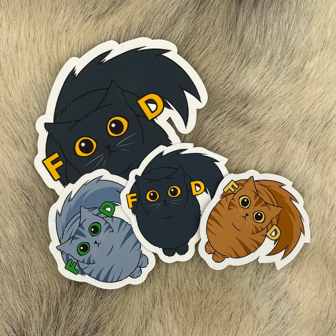 Sticker Food Cat - Etsy
