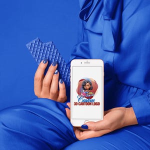 3D Custom Cartoon Logo Illustrationpersonalized Professional Label ...