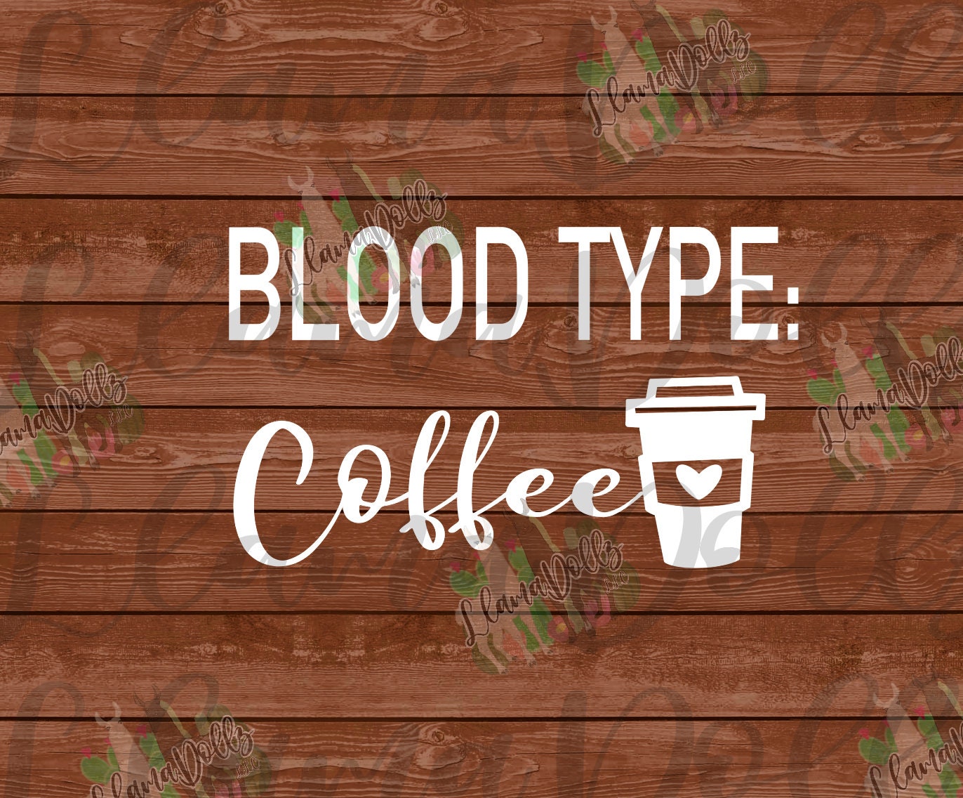 Blood Type Coffee PNG/DTG Sublimation Designs Downloads - Etsy