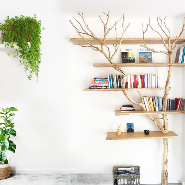 Natural Wood Shelf - Etsy