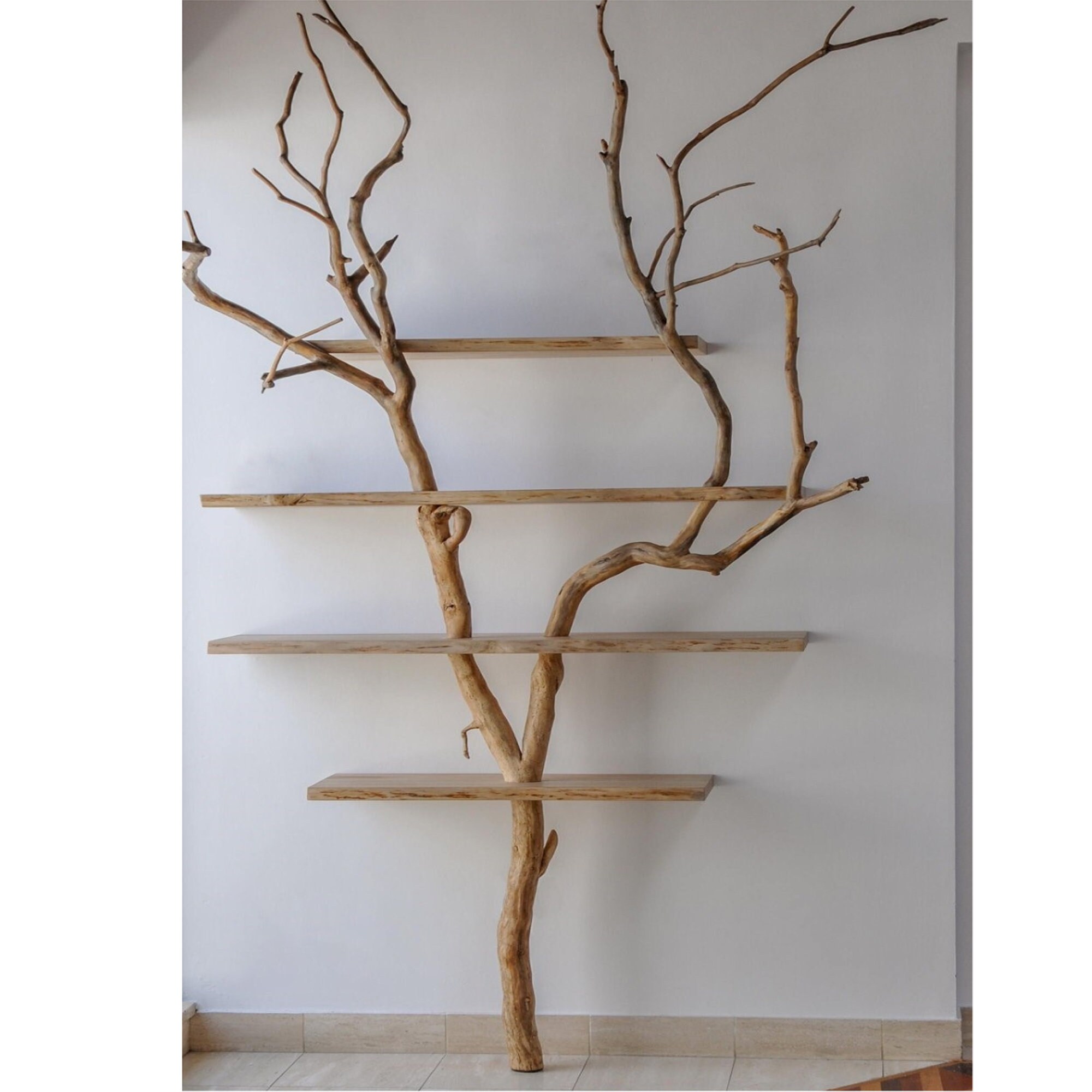 Hall Tree Branch Shelf