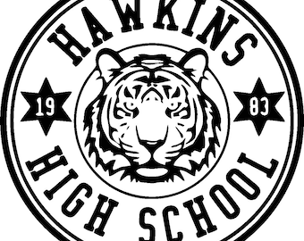 Hawkins High School Svg - Etsy