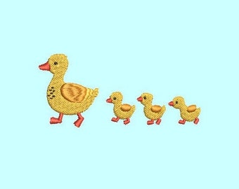 Baby Duck Embroidery Design, Animal Embroidery Design, Machine ...