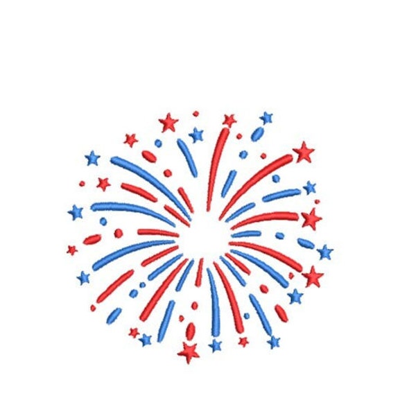 Firework Embroidery - Etsy
