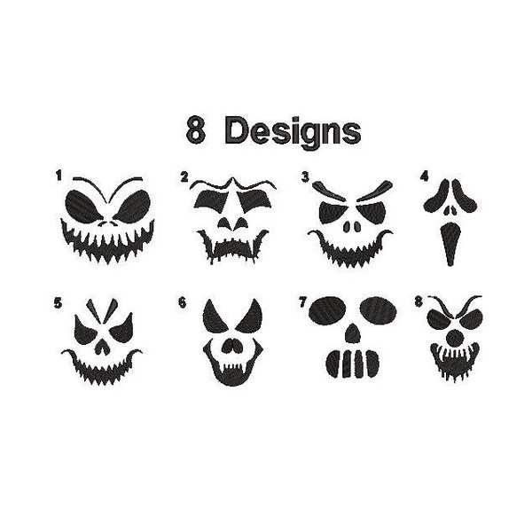 Halloween Embroidery Designs - Etsy