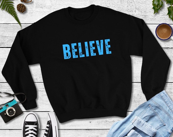 Believe SVG, Stylish Word Art, Cricut Cut File (digital Download ...