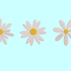 Bundle Daisy Flower Embroidery Design, Daisy Flowers Embroidery Designs ...