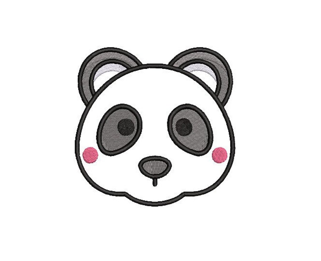 Panda Embroidery Design, Animal Embroidery Design, Machine Embroidery ...
