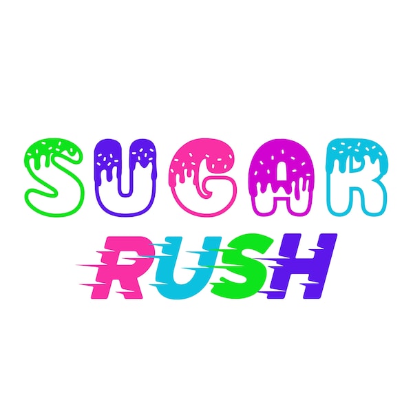 Sugar Rush Candy Svg - Etsy