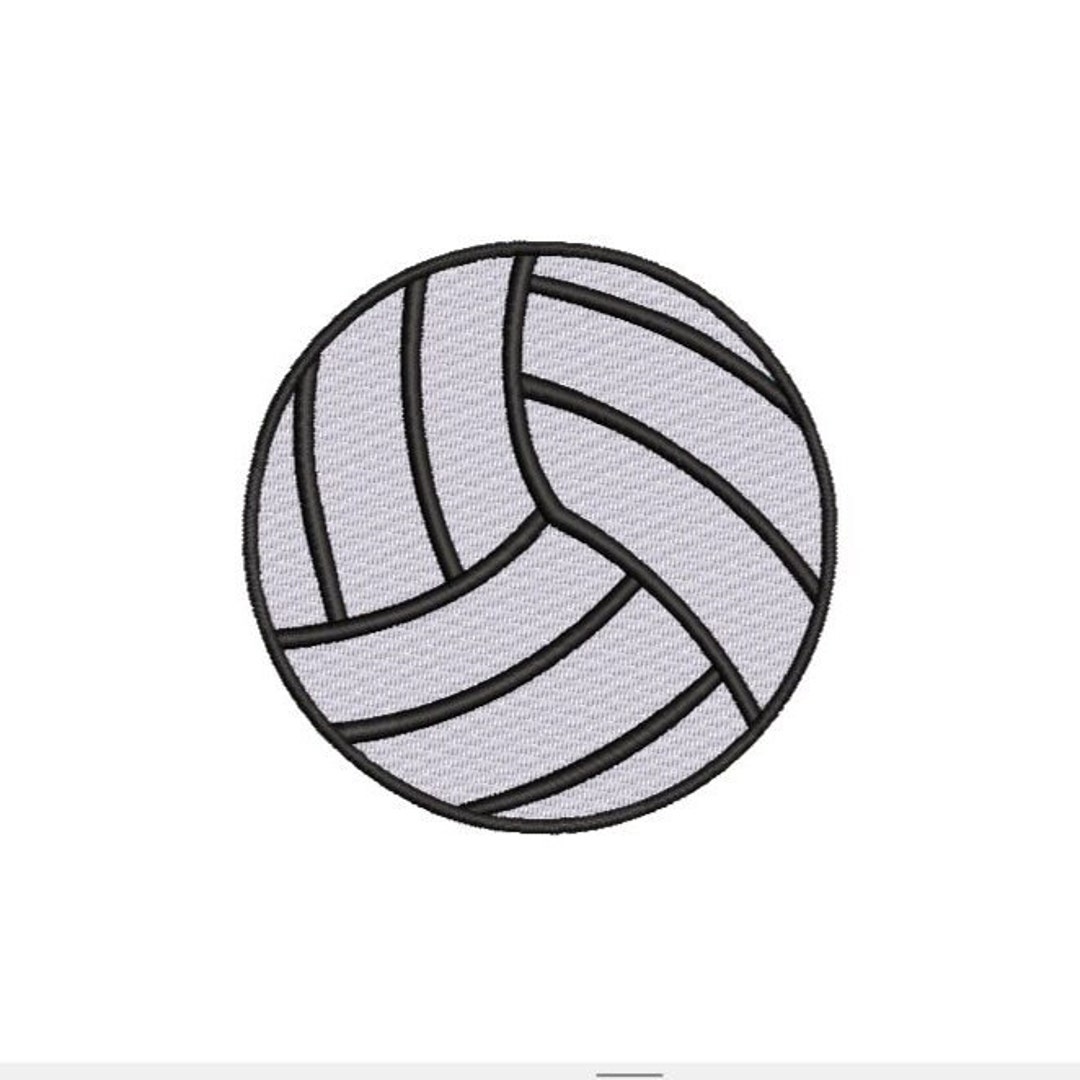 Volleyball Embroidery Design, Volleyball Embroidery Files, Sport ...