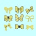 Bow Embroidery Design, Mini Bow Embroidery Design, Machine Embroidery ...